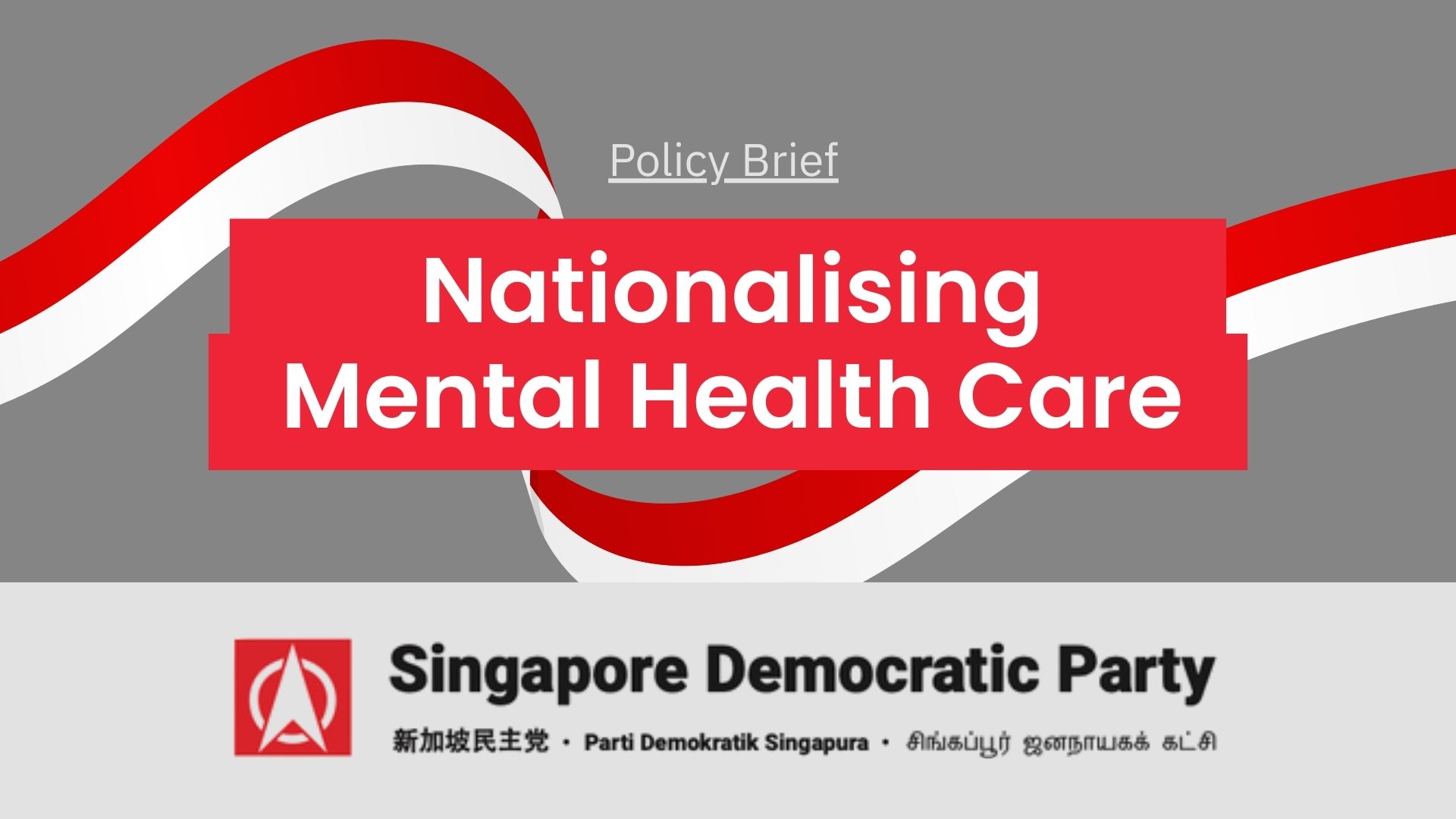 Policy Brief: Nationalising Mental Health Care - James Gomez ...